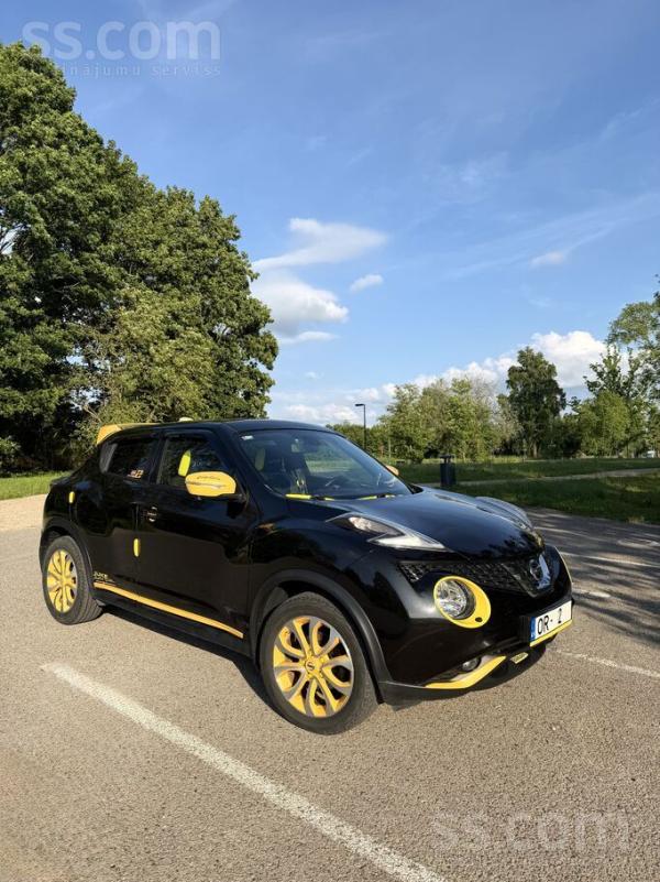 Melns Nissan Juke 2015 Kuldīga, ar dzinēja tilpumu 1.20 L un nobraukumu 109 tūkst. km par 7500 €, foto 2 vietnē AUTOMOTO.COM.LV