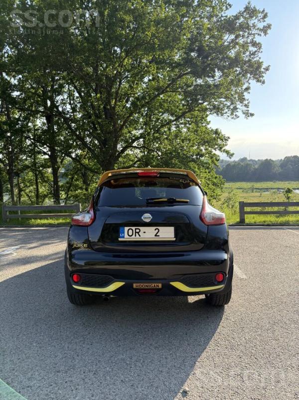 Melns Nissan Juke 2015 Kuldīga, ar dzinēja tilpumu 1.20 L un nobraukumu 109 tūkst. km par 7500 €, foto 5 vietnē AUTOMOTO.COM.LV