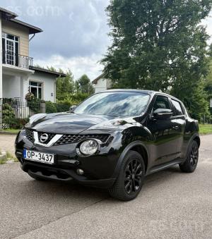 Melns Nissan Juke 2015 Rīga, ar dzinēja tilpumu 1.50 L un nobraukumu 156 tūkst. km par 6100 €, foto  vietnē AUTOMOTO.COM.LV