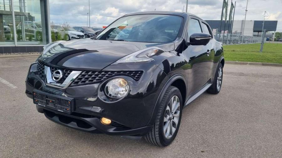 Melns Nissan Juke 2015 Šauļi, ar dzinēja tilpumu 1.46 L un nobraukumu 173 tūkst. km par 6800 €, foto 1 vietnē AUTOMOTO.COM.LV