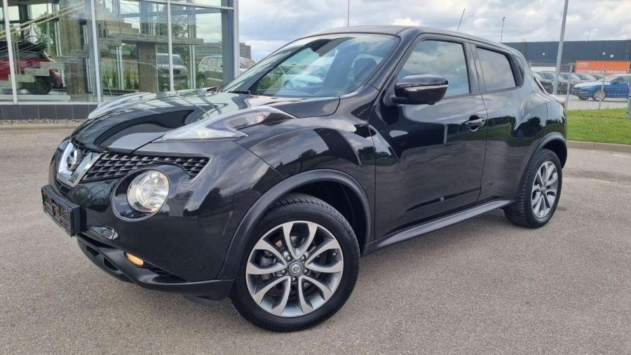 Melns Nissan Juke 2015 Šauļi, ar dzinēja tilpumu 1.46 L un nobraukumu 173 tūkst. km par 6800 €, foto 3 vietnē AUTOMOTO.COM.LV