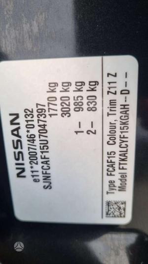 Melns Nissan Juke 2015 Šauļi, ar dzinēja tilpumu 1.46 L un nobraukumu 173 tūkst. km par 6800 €, foto 53 vietnē AUTOMOTO.COM.LV