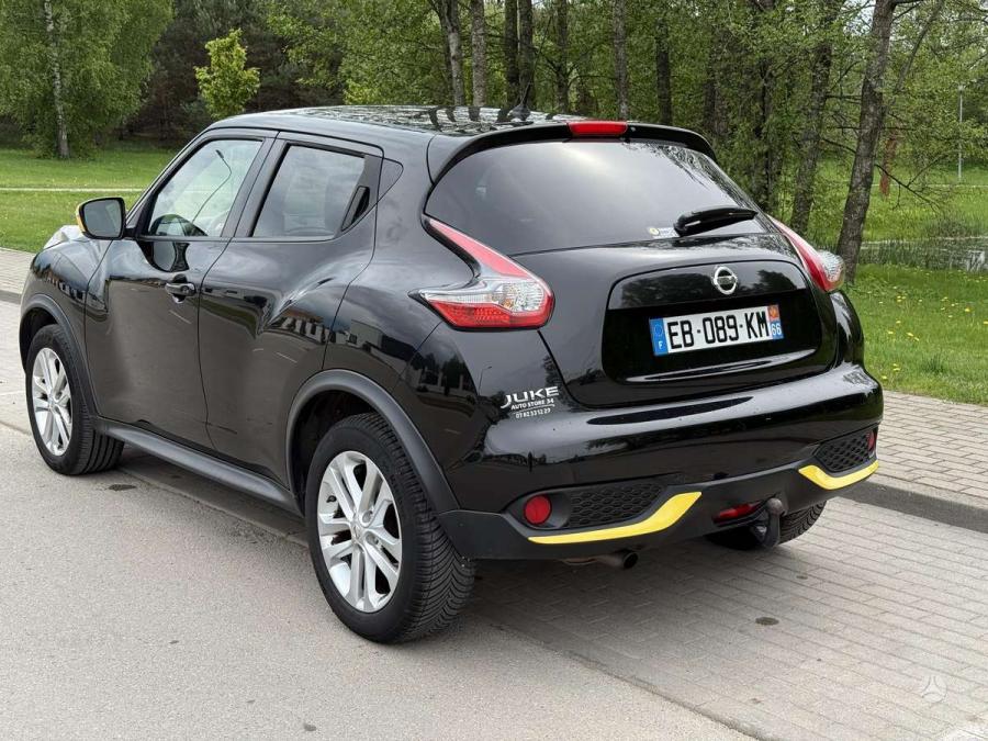 Melns Nissan Juke 2015 Tauragė, ar dzinēja tilpumu 1.20 L un nobraukumu 120 tūkst. km par 5900 €, foto 7 vietnē AUTOMOTO.COM.LV