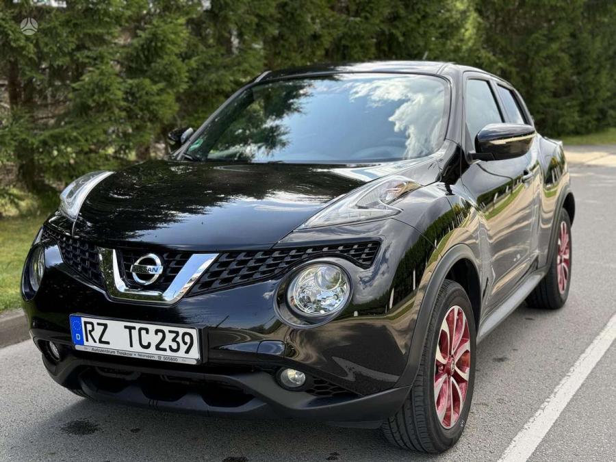 Melns Nissan Juke 2015 Mažeikiai, ar dzinēja tilpumu 1.60 L un nobraukumu 73 tūkst. km par 4800 €, foto 4 vietnē AUTOMOTO.COM.LV