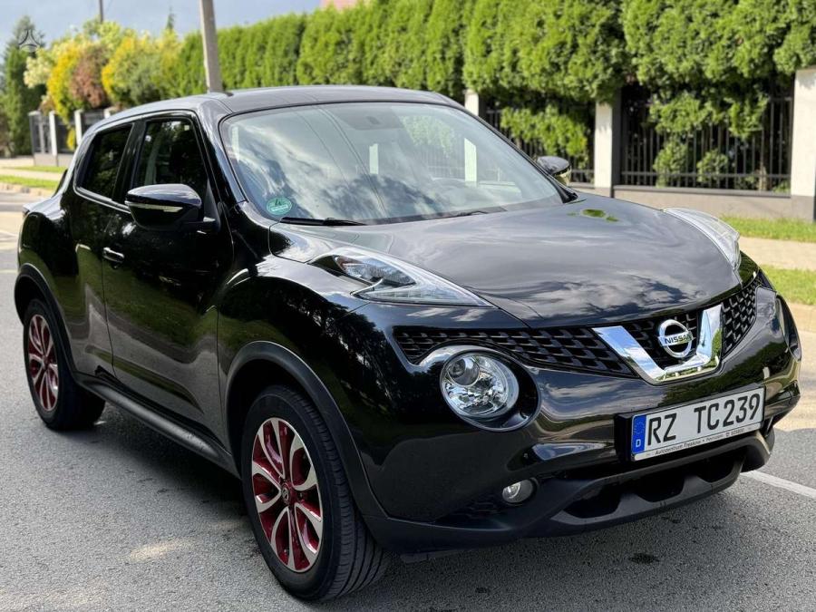 Melns Nissan Juke 2015 Mažeikiai, ar dzinēja tilpumu 1.60 L un nobraukumu 73 tūkst. km par 4800 €, foto 7 vietnē AUTOMOTO.COM.LV