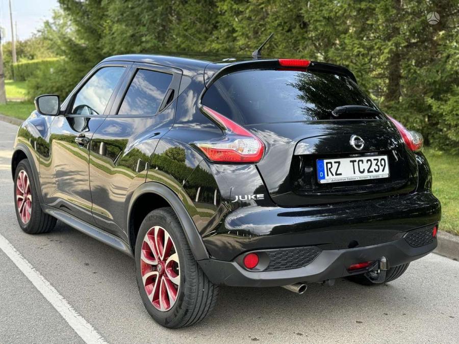 Melns Nissan Juke 2015 Mažeikiai, ar dzinēja tilpumu 1.60 L un nobraukumu 73 tūkst. km par 4800 €, foto 12 vietnē AUTOMOTO.COM.LV