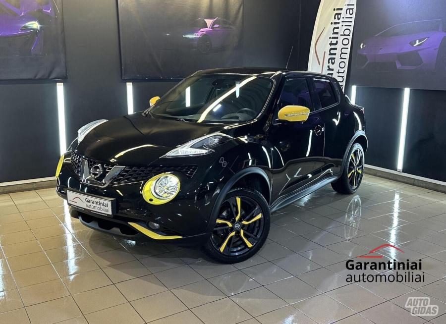 Black Nissan Juke 2016 in Avizieniai, with an engine capacity of 1.60 L and mileage of 160 thousand km for 9950 €, photo 1 on AUTOMOTO.COM.LV