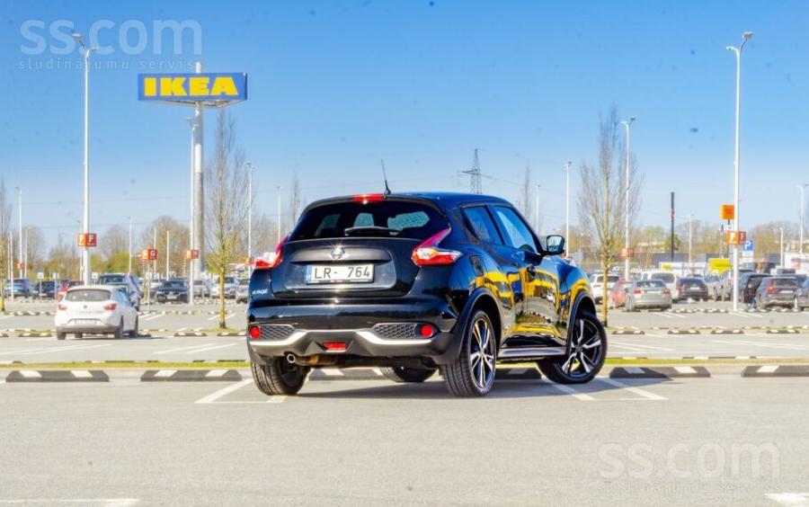 Черный Ниссан Жук 2016 в Рига, объемом двигателя 1.60 л и пробегом 72 тыс. км за 8590 €, фото 6 на AUTOMOTO.COM.LV