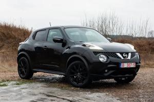 Melns Nissan Juke 2016 Rīga, ar dzinēja tilpumu 1.20 L un nobraukumu 171 tūkst. km par 8495 €, foto  vietnē AUTOMOTO.COM.LV