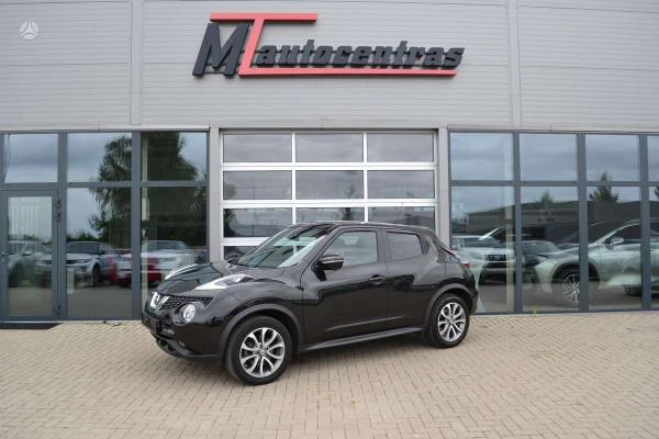 Black Nissan Juke 2016 in Vilnius, with an engine capacity of 1.62 L and mileage of 124 thousand km for 11000 €, photo 1 on AUTOMOTO.COM.LV