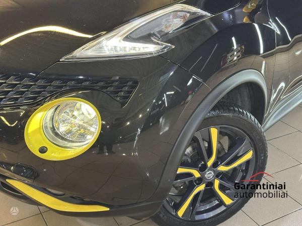 Black Nissan Juke 2016 in Vilnius, with an engine capacity of 1.60 L and mileage of 160 thousand km for 9350 €, photo 5 on AUTOMOTO.COM.LV