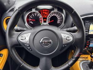 Black Nissan Juke 2016 in Vilnius, with an engine capacity of 1.60 L and mileage of 160 thousand km for 9350 €, photo 12 on AUTOMOTO.COM.LV