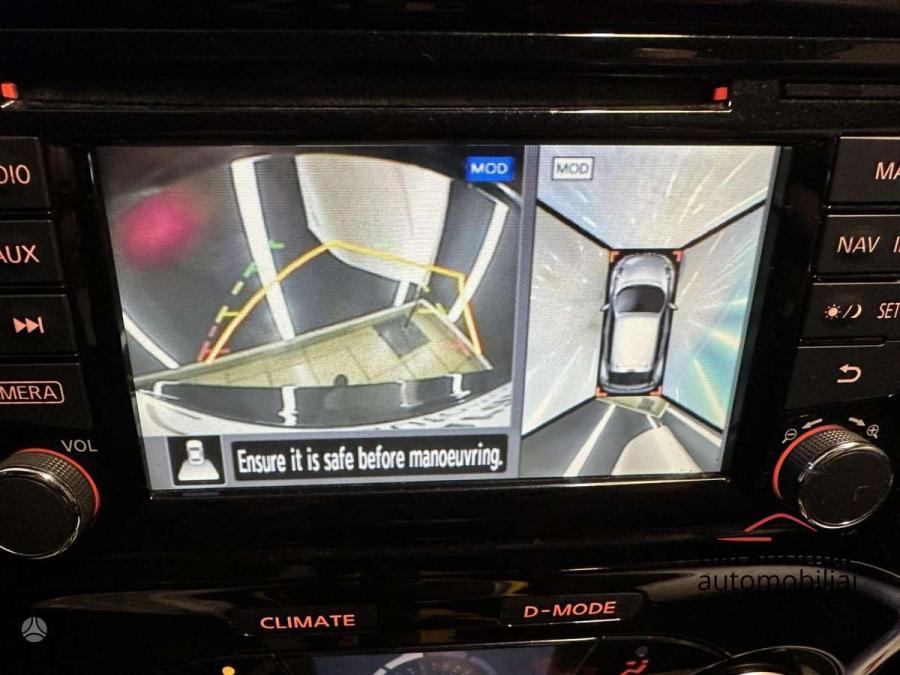 Black Nissan Juke 2016 in Vilnius, with an engine capacity of 1.60 L and mileage of 160 thousand km for 9350 €, photo 23 on AUTOMOTO.COM.LV