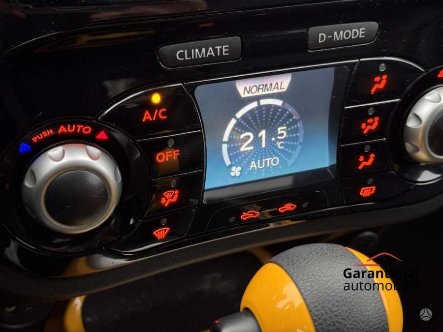 Black Nissan Juke 2016 in Vilnius, with an engine capacity of 1.60 L and mileage of 160 thousand km for 9350 €, photo 24 on AUTOMOTO.COM.LV
