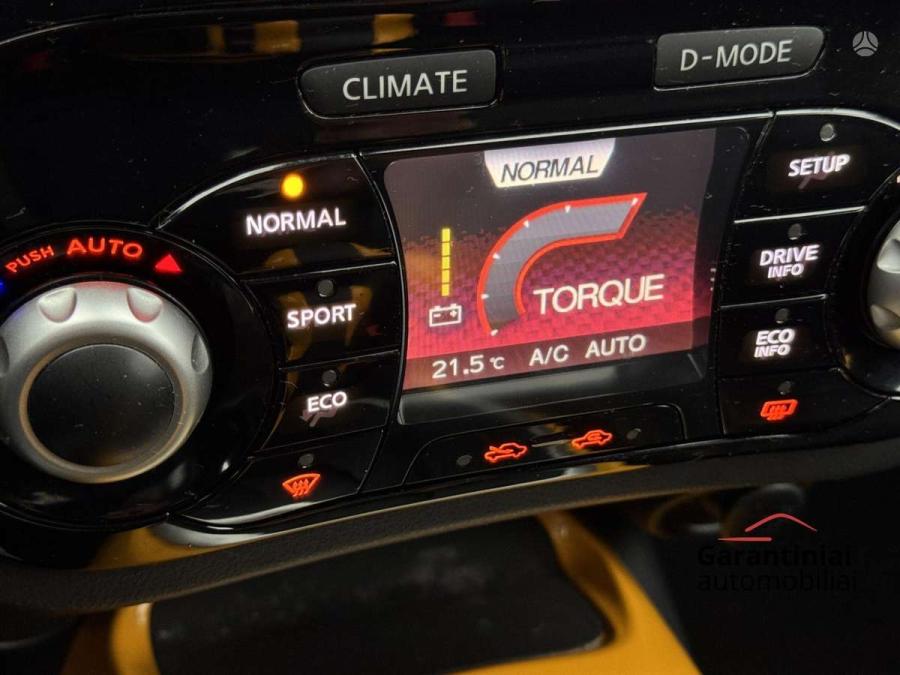 Black Nissan Juke 2016 in Vilnius, with an engine capacity of 1.60 L and mileage of 160 thousand km for 9350 €, photo 25 on AUTOMOTO.COM.LV