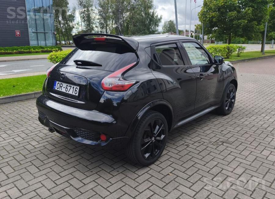 Melns Nissan Juke 2016 Jelgava, ar dzinēja tilpumu 1.50 L un nobraukumu 0 tūkst. km par 7590 €, foto 4 vietnē AUTOMOTO.COM.LV