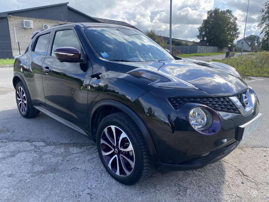 Melns Nissan Juke 2016 Tauragė, ar dzinēja tilpumu 1.20 L un nobraukumu 151 tūkst. km par 6500 €, foto 8 vietnē AUTOMOTO.COM.LV