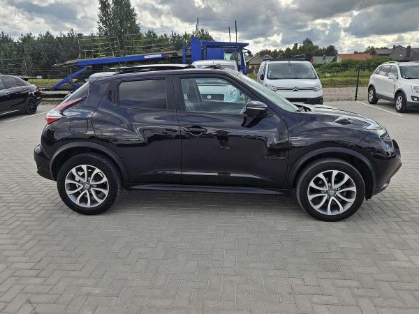 Black Nissan Juke 2016 in Taurage, with an engine capacity of 1.46 L and mileage of 114 thousand km for 6200 €, photo 1 on AUTOMOTO.COM.LV