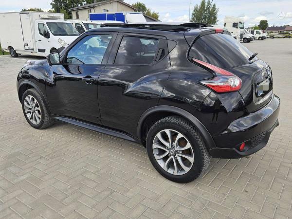 Black Nissan Juke 2016 in Taurage, with an engine capacity of 1.46 L and mileage of 114 thousand km for 6200 €, photo 7 on AUTOMOTO.COM.LV