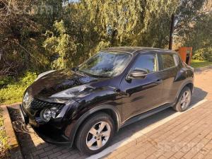 Melns Nissan Juke 2016 Rīga, ar dzinēja tilpumu 1.60 L un nobraukumu 154 tūkst. km par 6100 €, foto  vietnē AUTOMOTO.COM.LV