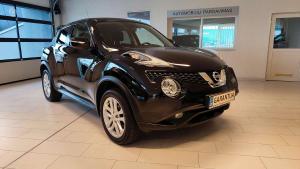Black Nissan Juke 2017 in Siauliai, with an engine capacity of 1.60 L and mileage of 58 thousand km for 10300 €, photo  on AUTOMOTO.COM.LV