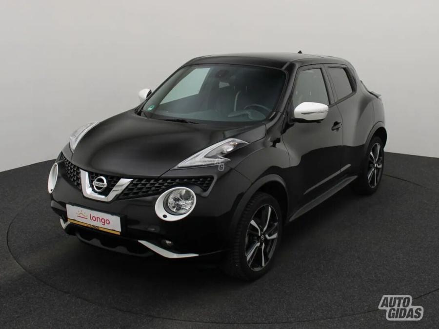 Melns Nissan Juke 2017 Viļņa, ar dzinēja tilpumu 1.20 L un nobraukumu 136 tūkst. km par 9099 €, foto 1 vietnē AUTOMOTO.COM.LV
