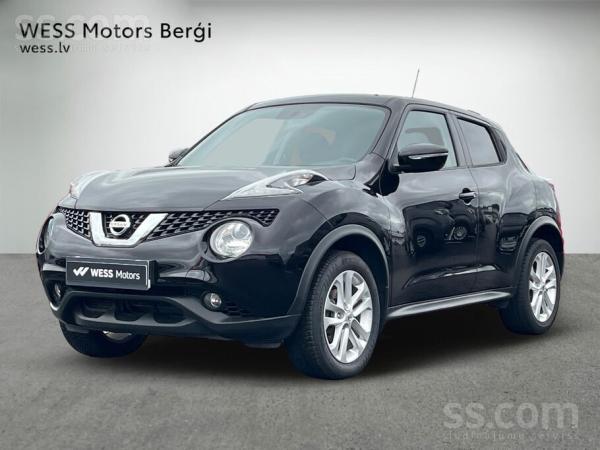 Melns Nissan Juke 2017 Rīga, ar dzinēja tilpumu 1.60 L un nobraukumu 85 tūkst. km par 8490 €, foto  vietnē AUTOMOTO.COM.LV