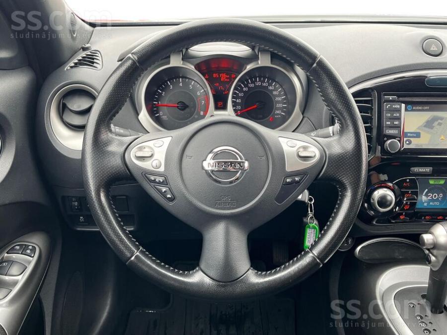 Melns Nissan Juke 2017 Rīga, ar dzinēja tilpumu 1.60 L un nobraukumu 85 tūkst. km par 8490 €, foto 13 vietnē AUTOMOTO.COM.LV