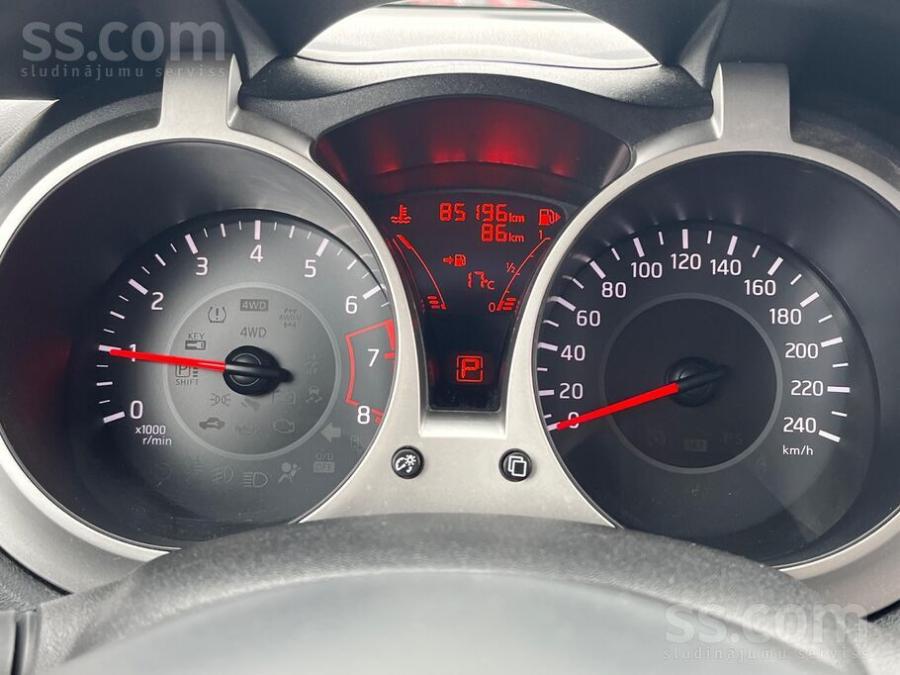 Melns Nissan Juke 2017 Rīga, ar dzinēja tilpumu 1.60 L un nobraukumu 85 tūkst. km par 8490 €, foto 14 vietnē AUTOMOTO.COM.LV
