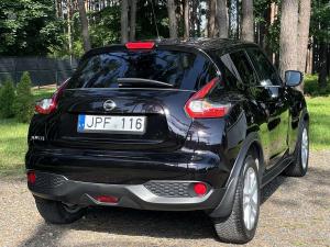 Black Nissan Juke 2017 in Vilnius, with an engine capacity of 1.20 L and mileage of 102 thousand km for 8800 €, photo 6 on AUTOMOTO.COM.LV