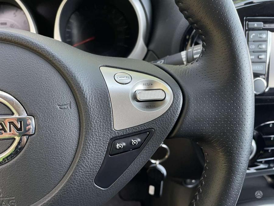 Black Nissan Juke 2017 in Vilnius, with an engine capacity of 1.20 L and mileage of 102 thousand km for 8800 €, photo 27 on AUTOMOTO.COM.LV
