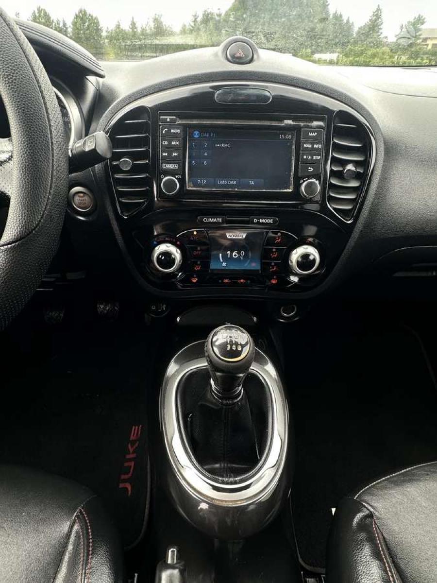 Black Nissan Juke 2017 in Taurage, with an engine capacity of 1.46 L and mileage of 218 thousand km for 6350 €, photo 18 on AUTOMOTO.COM.LV