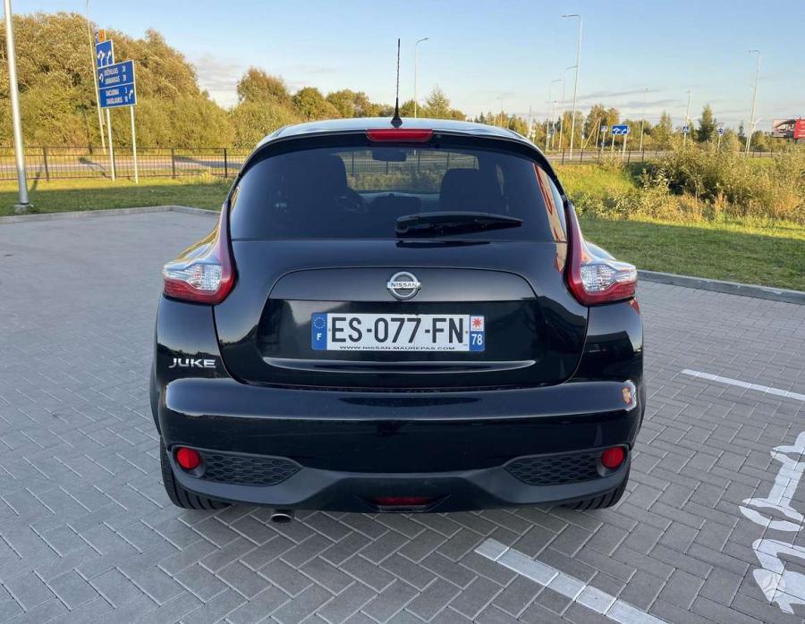 Melns Nissan Juke 2017 Tauragė, ar dzinēja tilpumu 1.46 L un nobraukumu 218 tūkst. km par 5350 €, foto 9 vietnē AUTOMOTO.COM.LV