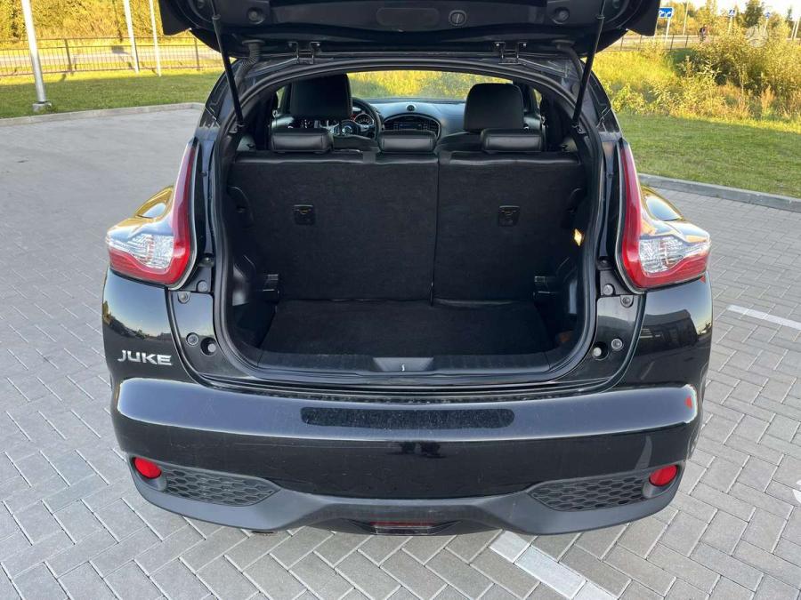 Melns Nissan Juke 2017 Tauragė, ar dzinēja tilpumu 1.46 L un nobraukumu 218 tūkst. km par 5350 €, foto 10 vietnē AUTOMOTO.COM.LV