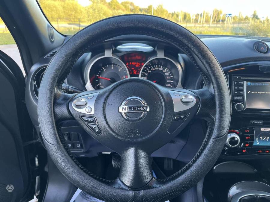 Melns Nissan Juke 2017 Tauragė, ar dzinēja tilpumu 1.46 L un nobraukumu 218 tūkst. km par 5350 €, foto 17 vietnē AUTOMOTO.COM.LV
