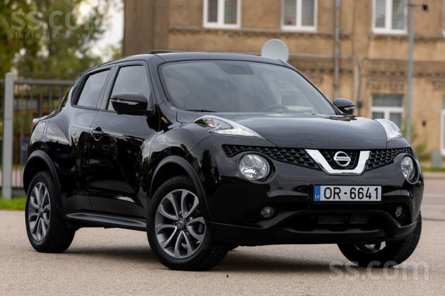 Black Nissan Juke 2017 in Jelgava, with an engine capacity of 1.50 L and mileage of 138 thousand km for 7390 €, photo 4 on AUTOMOTO.COM.LV