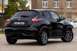 Black Nissan Juke 2017 in Jelgava, with an engine capacity of 1.50 L and mileage of 138 thousand km for 7390 €, photo 5 on AUTOMOTO.COM.LV
