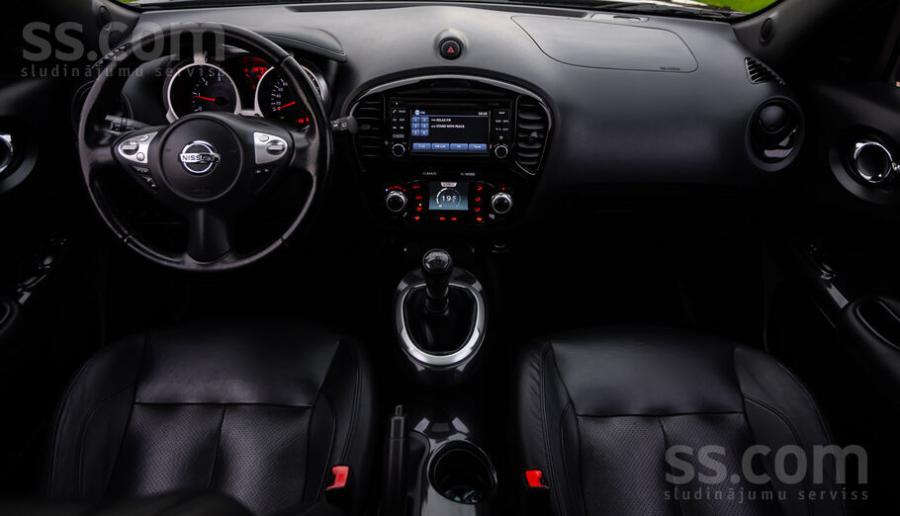 Black Nissan Juke 2017 in Jelgava, with an engine capacity of 1.50 L and mileage of 138 thousand km for 7390 €, photo 11 on AUTOMOTO.COM.LV