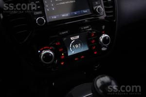 Black Nissan Juke 2017 in Jelgava, with an engine capacity of 1.50 L and mileage of 138 thousand km for 7390 €, photo 18 on AUTOMOTO.COM.LV