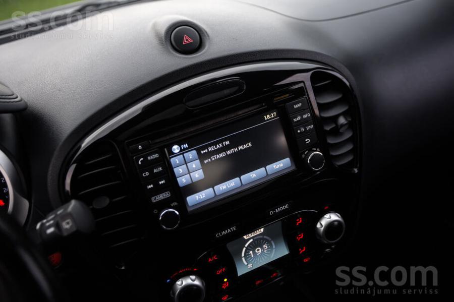 Black Nissan Juke 2017 in Jelgava, with an engine capacity of 1.50 L and mileage of 138 thousand km for 7390 €, photo 19 on AUTOMOTO.COM.LV