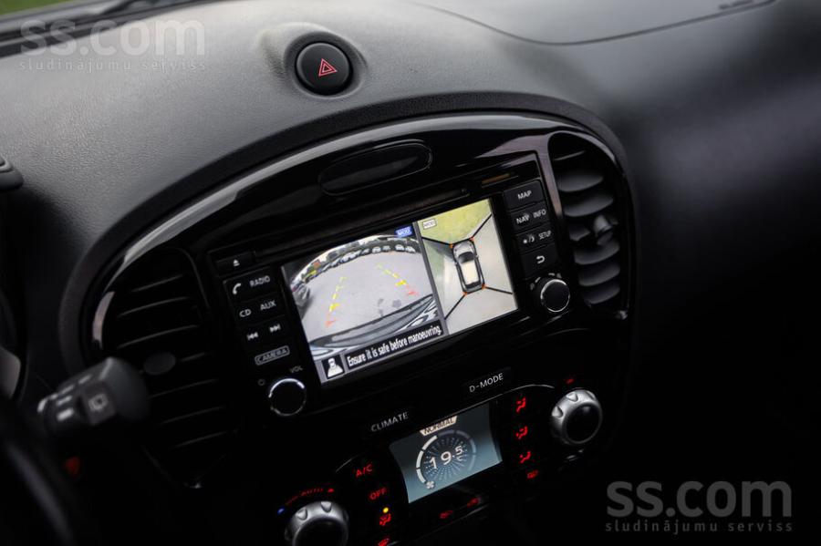 Black Nissan Juke 2017 in Jelgava, with an engine capacity of 1.50 L and mileage of 138 thousand km for 7390 €, photo 20 on AUTOMOTO.COM.LV