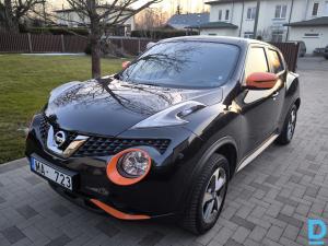 Black Nissan Juke 2019 in Riga, with an engine capacity of 1.60 L and mileage of 89 thousand km for 10550 €, photo 2 on AUTOMOTO.COM.LV