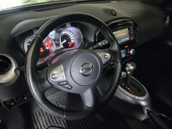 Melns Nissan Juke 2019 Kauņa, ar dzinēja tilpumu 1.60 L un nobraukumu 100 tūkst. km par 11800 €, foto 7 vietnē AUTOMOTO.COM.LV