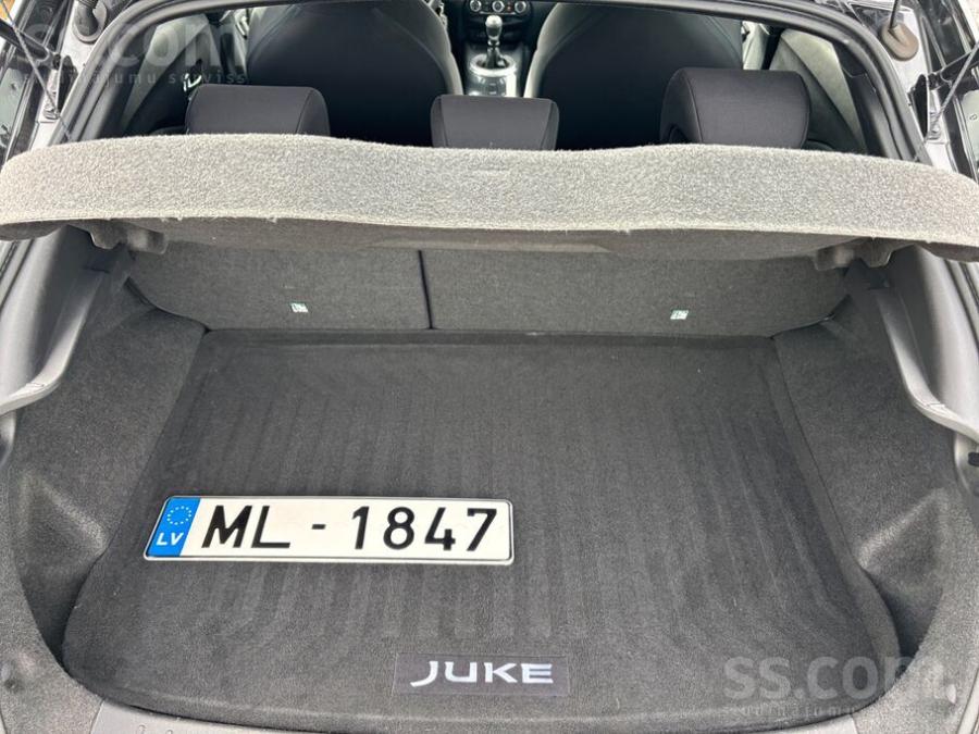 Black Nissan Juke 2020 in Riga, with an engine capacity of 1.00 L and mileage of 75 thousand km for 10660 €, photo 22 on AUTOMOTO.COM.LV