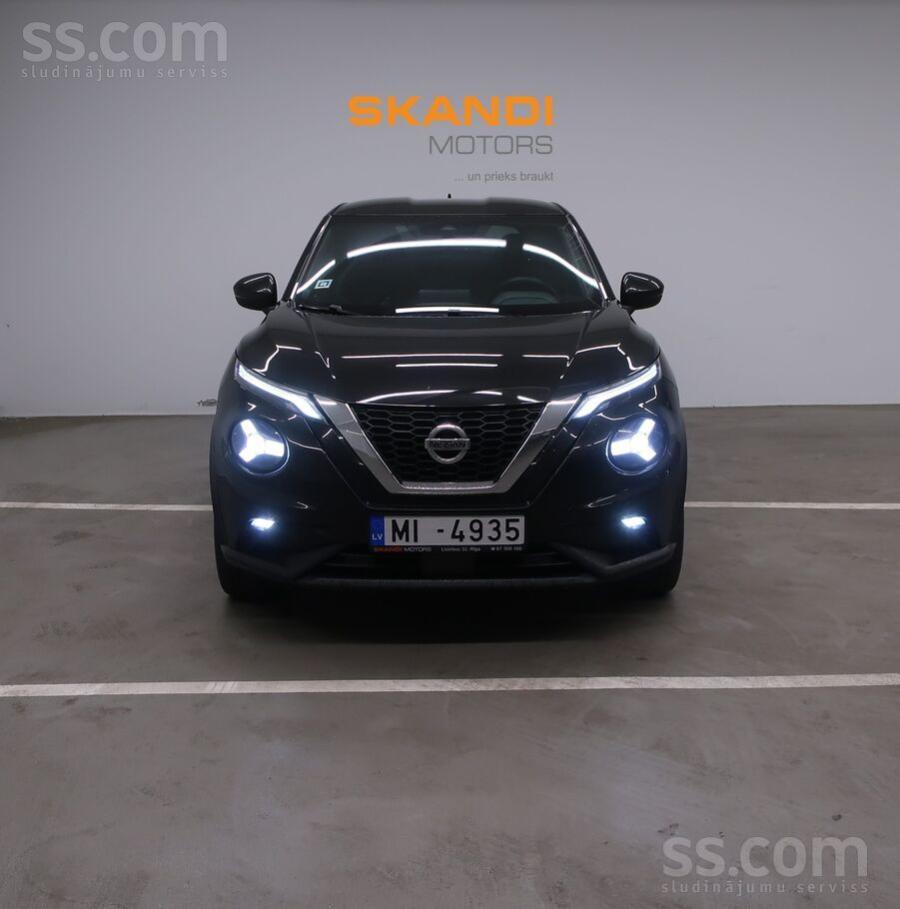 Black Nissan Juke 2021 in Riga, with an engine capacity of 1.00 L and mileage of 45 thousand km for 4750 €, photo 2 on AUTOMOTO.COM.LV