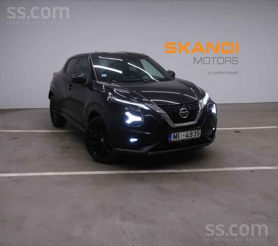 Black Nissan Juke 2021 in Riga, with an engine capacity of 1.00 L and mileage of 45 thousand km for 4750 €, photo 3 on AUTOMOTO.COM.LV