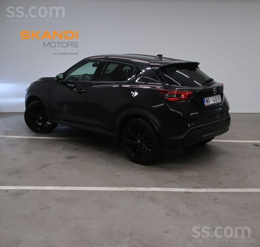 Black Nissan Juke 2021 in Riga, with an engine capacity of 1.00 L and mileage of 45 thousand km for 4750 €, photo 6 on AUTOMOTO.COM.LV