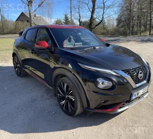 Melns Nissan Juke 2021 Rīga, ar dzinēja tilpumu 1.00 L un nobraukumu 23 tūkst. km par 17900 €, foto  vietnē AUTOMOTO.COM.LV