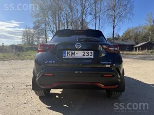 Black Nissan Juke 2021 in Riga, with an engine capacity of 1.00 L and mileage of 23 thousand km for 17900 €, photo 8 on AUTOMOTO.COM.LV