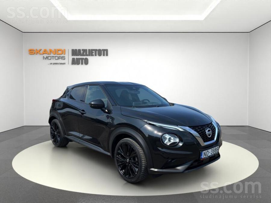 Black Nissan Juke 2021 in Riga, with an engine capacity of 1.00 L and mileage of 73 thousand km for 15490 €, photo 9 on AUTOMOTO.COM.LV
